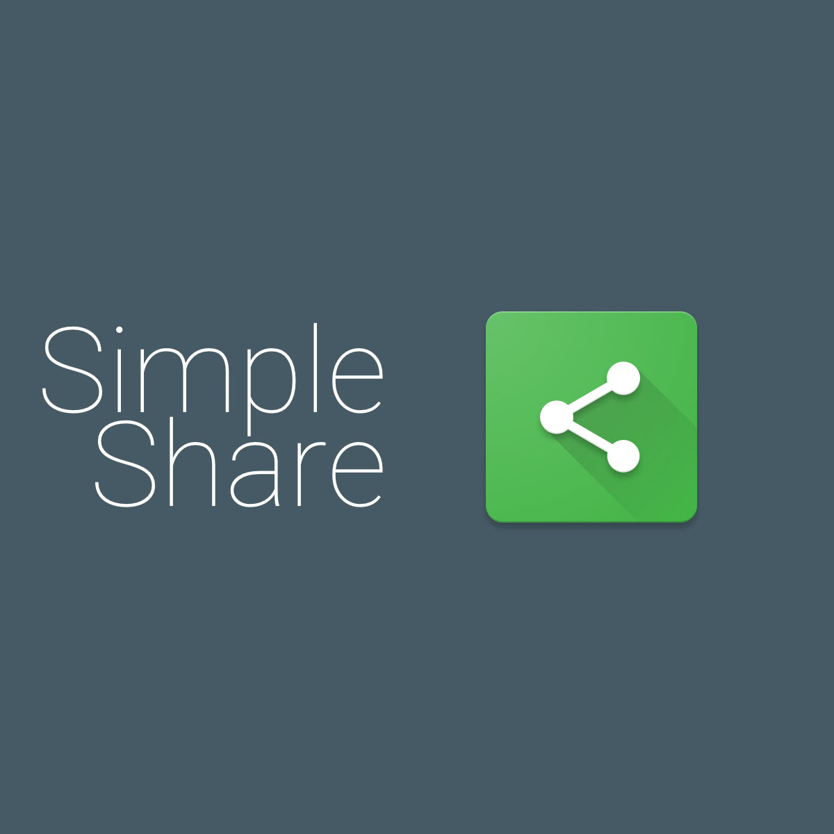 Simple Context Share - Easily share to whatever service you want